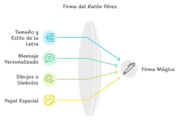 La firma del ratón Pérez: un detalle personalizado